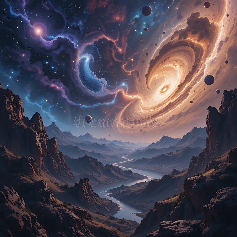 Deep Space, Galactic,cosmic, Vortex, Energy, Swirling, Explosion ...