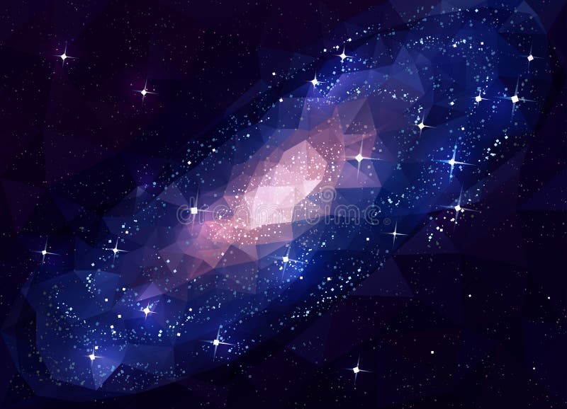 Deep Space Galaxy Andromeda. Low Poly. Stock Vector - Illustration of ... Deep Space Galaxy Andromeda. Low Poly. Stock Vector - Illustration of ...