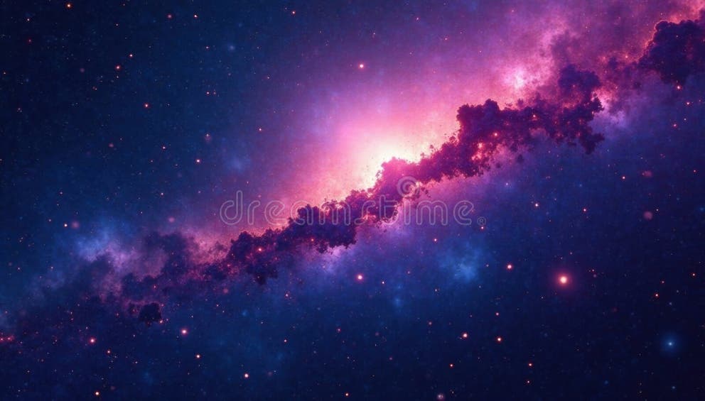 Deep Space Galaxy Background with Stars and Nebulae, Celestial, Cosmos ...