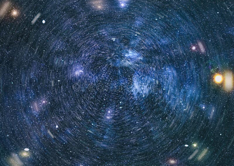 Star Field in Deep Space Many Light Years Far from the Earth. Elements ...