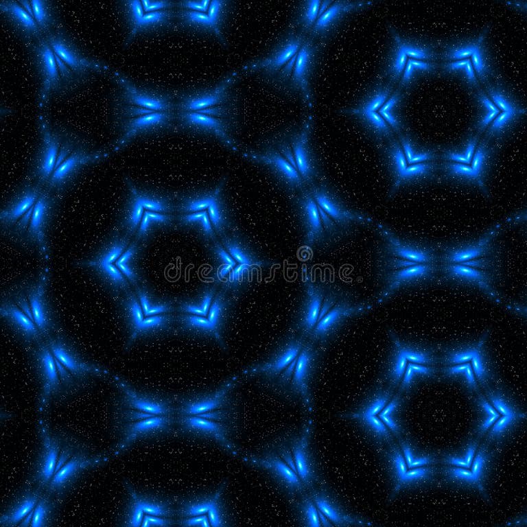 Deep Space Lights Objects Future Abstract Background Stock Illustration ...