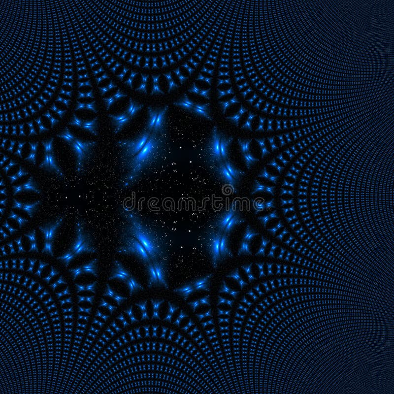 Deep Space Lights Objects Future Abstract Background Stock Illustration ...