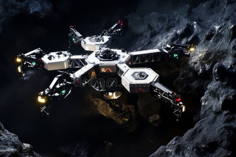 A Deep-space Mining Station Constructed from Modular Hexagonal ...