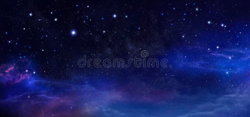 Deep Space. Night Sky, Abstract Blue Background Stock Image - Image of ...