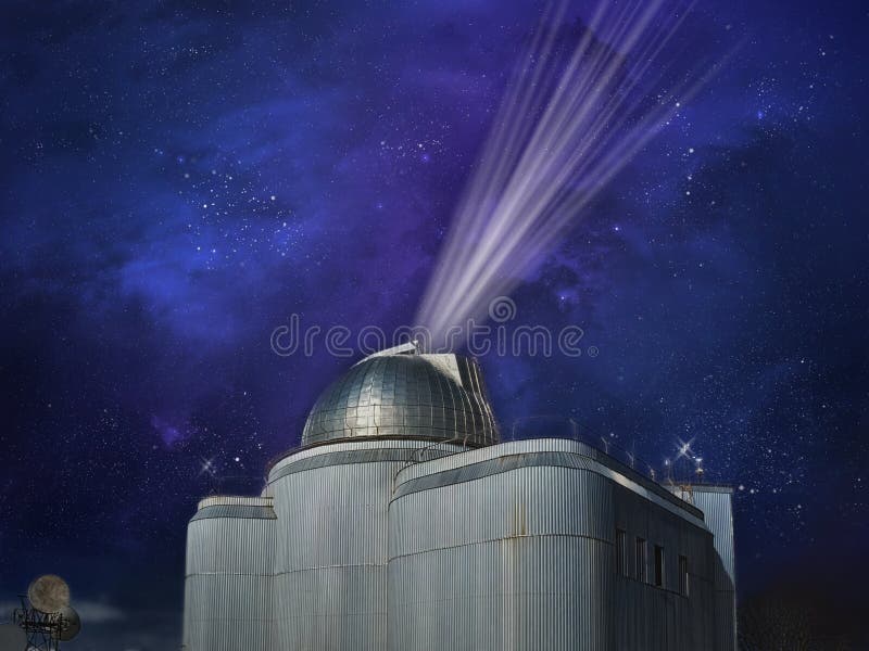 Deep Space Observation from the Astrophysical Laboratory Stock Photo ...
