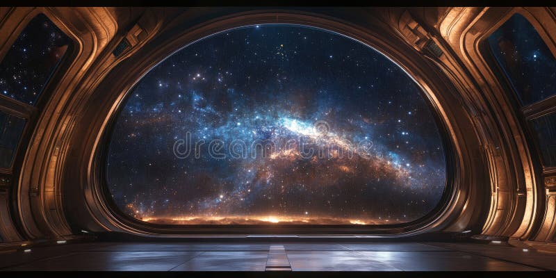 A Deep Space Observatory with a Glass Dome Under the Stars for ...