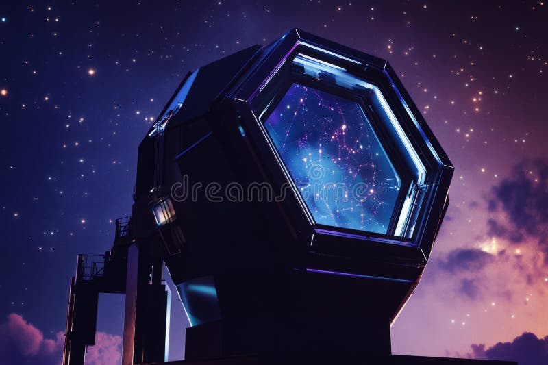 A Deep-space Observatory with Massive Hexagonal Glass Windows Offering ...
