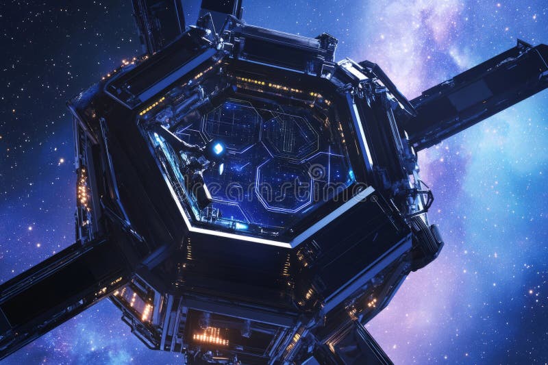 A Deep-space Observatory with Massive Hexagonal Glass Windows Offering ...