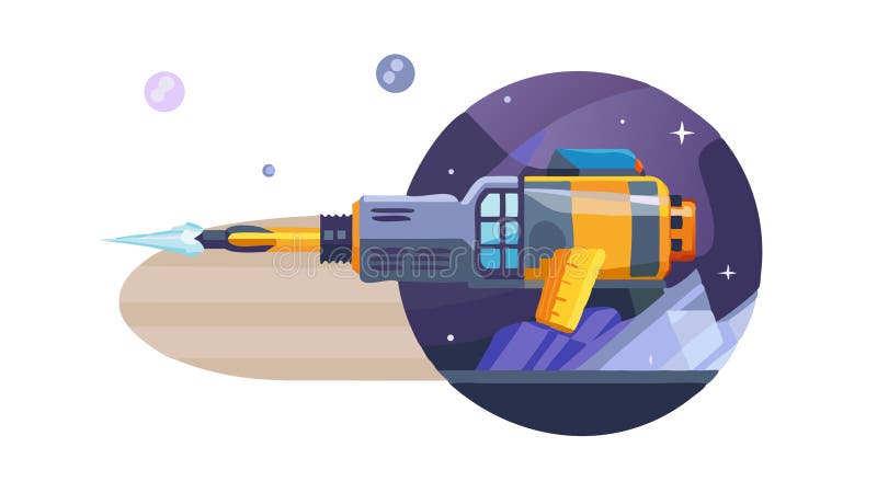 Deep Space Probe Icon. Interstellar Exploration Research, Vector Design ...