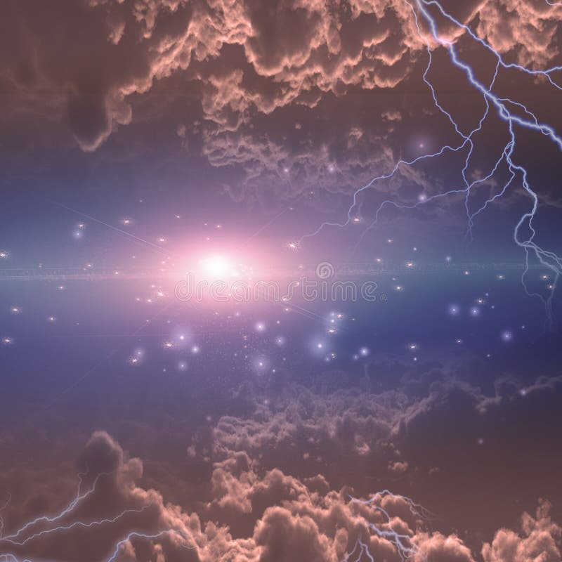 Deep space scene stock illustration. Illustration of cloud - 142877175