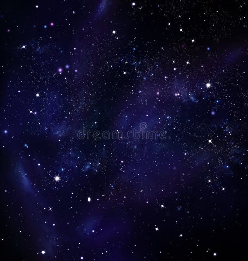Deep space, starry sky stock illustration. Illustration of eternity ...
