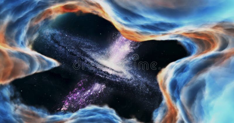 Explosion of Supernova in Deep Space. Cosmic Cataclysm. Stock Video ...