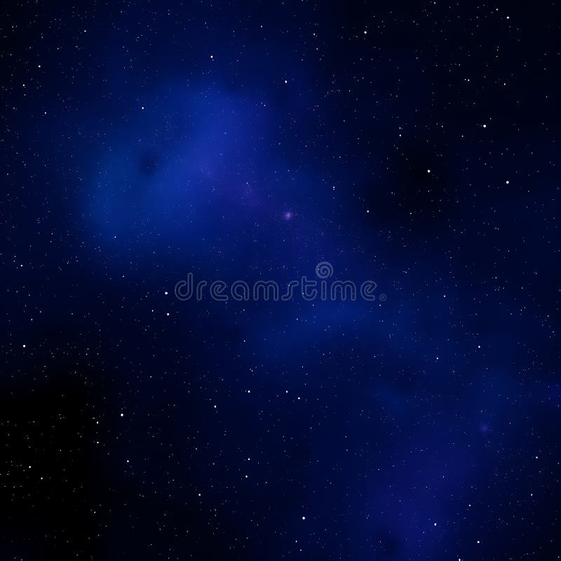 A Deep Space Texture with Dark Blues, Purples, and Scattered Twinkling ...
