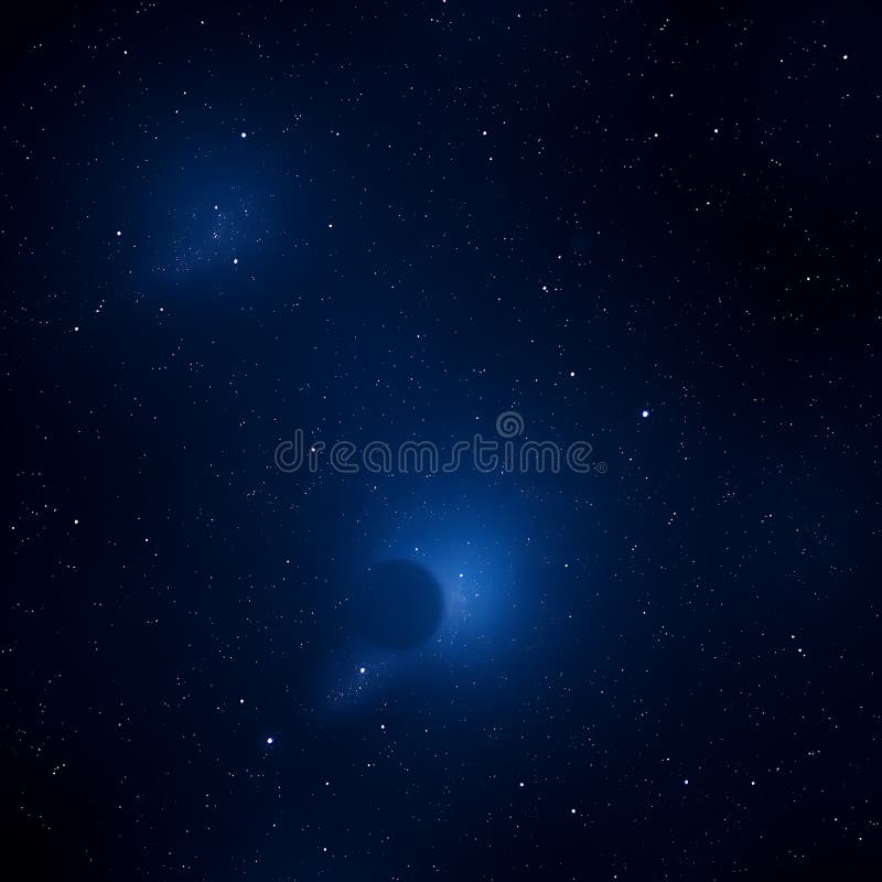 A Deep Space Texture with Dark Blues, Purples, and Scattered Twinkling ...