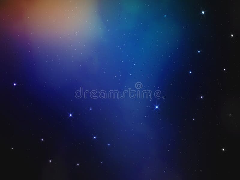Deep Space Vector Background Stock Vector - Illustration of abstract ...