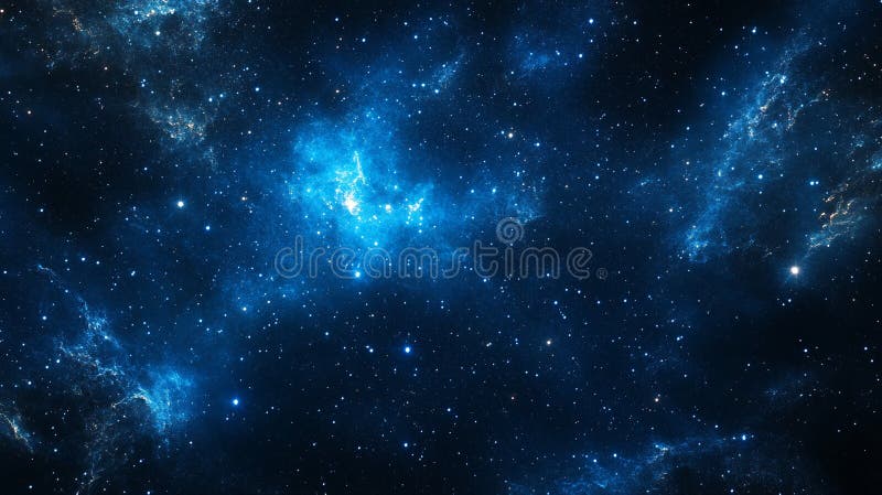 Deep Space View with Starry Field and Bright Cosmic Lights, Ideal for ...