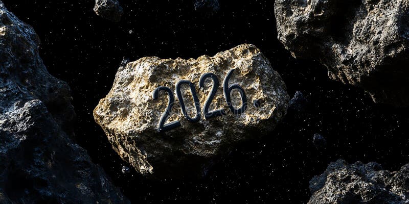 Deep Space View Where Asteroid Formations Float for Cosmic Exploration ...