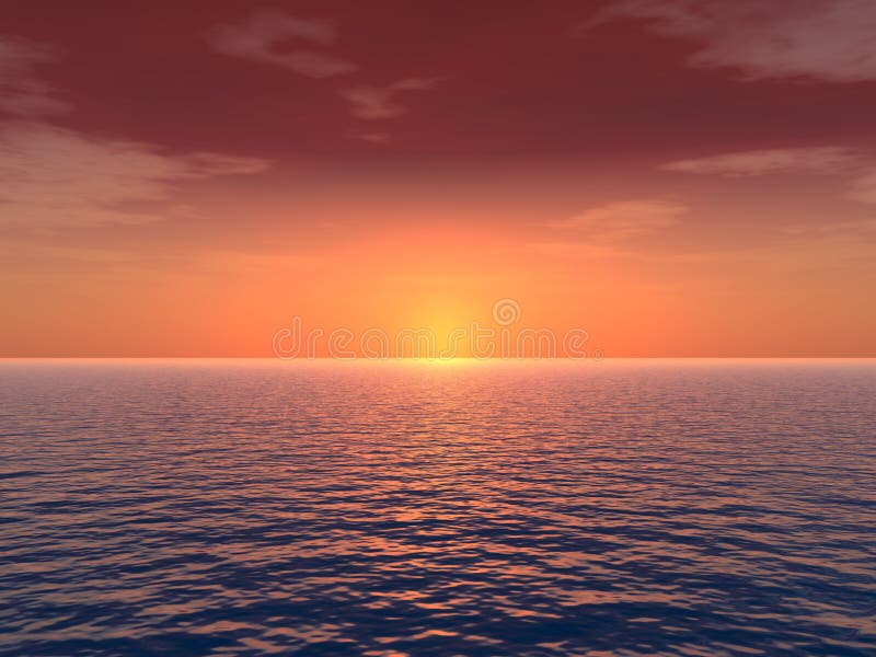 Dark Horizon stock illustration. Illustration of seascape - 297460