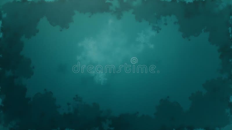 Deep Teal Brushed Watercolor Background with Faded Texture Stock ...