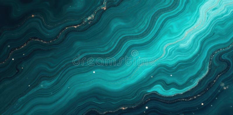 Deep Teal Marble Swirls, Dramatic Blue Wallpaper, Art, Wallpaper Stock ...