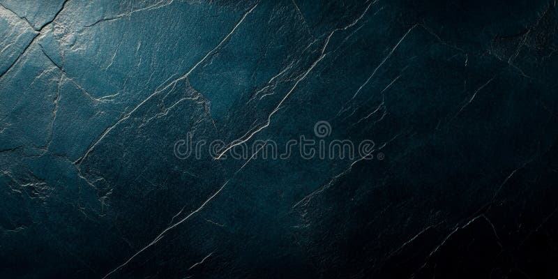 Deep Teal Stone Texture Dark Slate Background Rugged Surface Natural ...