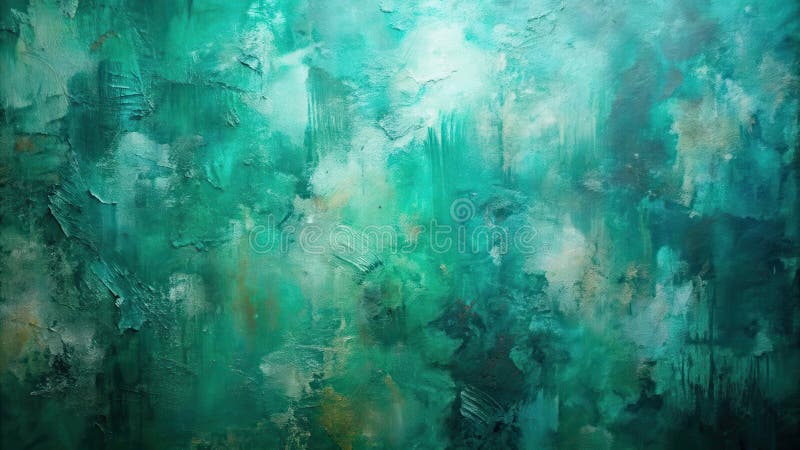 Deep Teal Textured Abstract Background with Brushstrokes and Variations ...