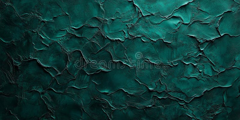 Deep Teal Textured Wall Abstract Background Dark Green Plaster Rough ...