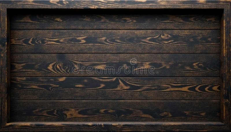 Deep, Textured Dark Wood Parquet, Frame Border , Walnut, Wooden Stock ...