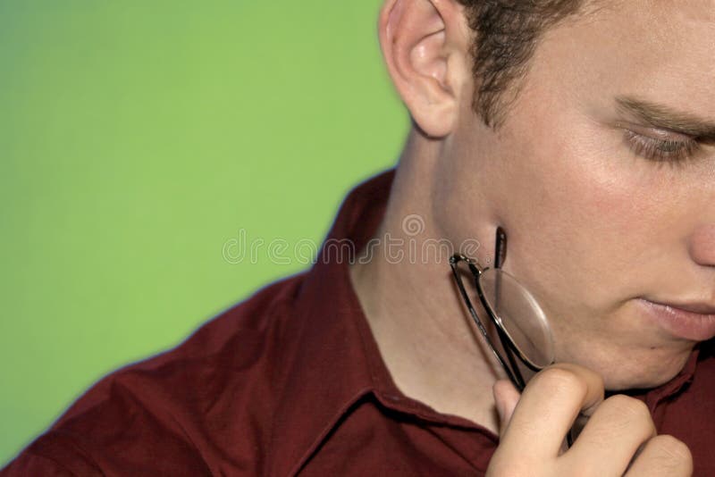 Deep thinking stock photo. Image of looking, face, person - 11172