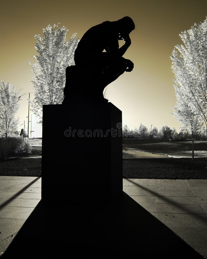 Deep in Thought editorial photo. Image of black, nouveau - 16915681