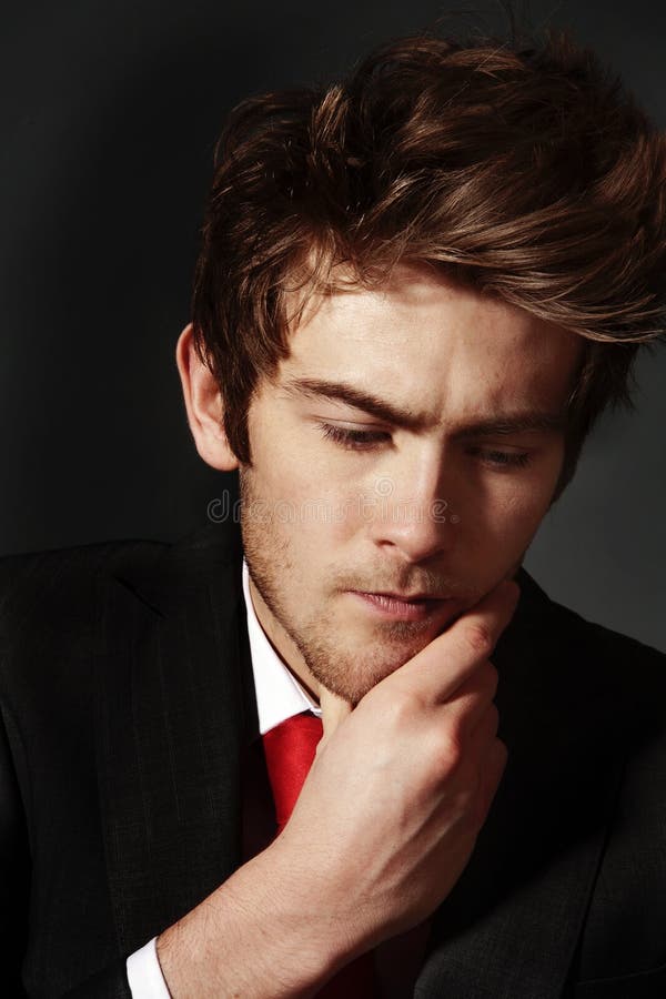 Deep in thought stock photo. Image of light, thinking - 23965278