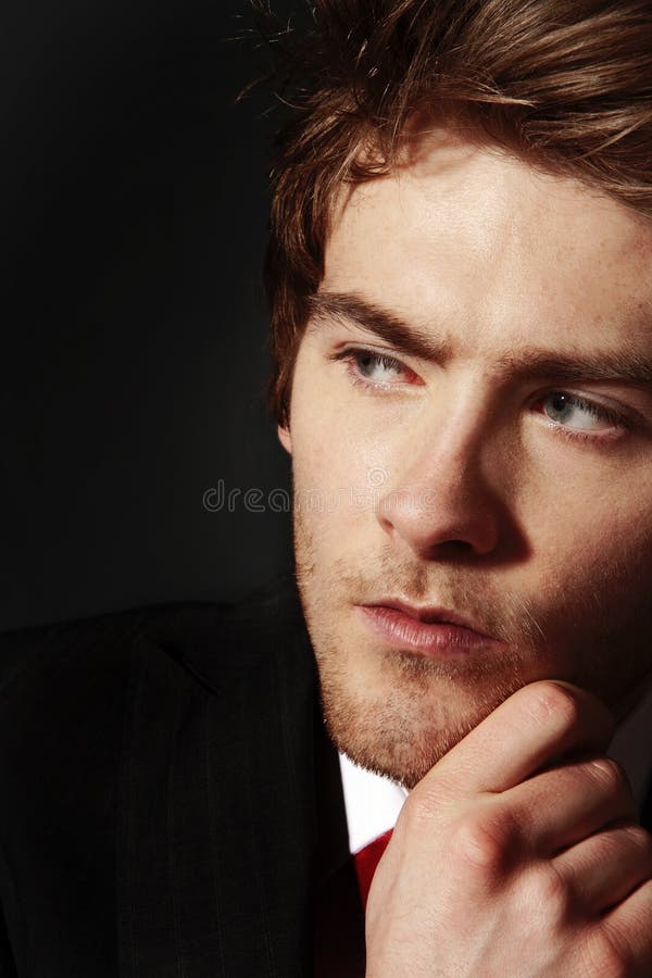 Deep in thought stock photo. Image of executive, company - 23965598
