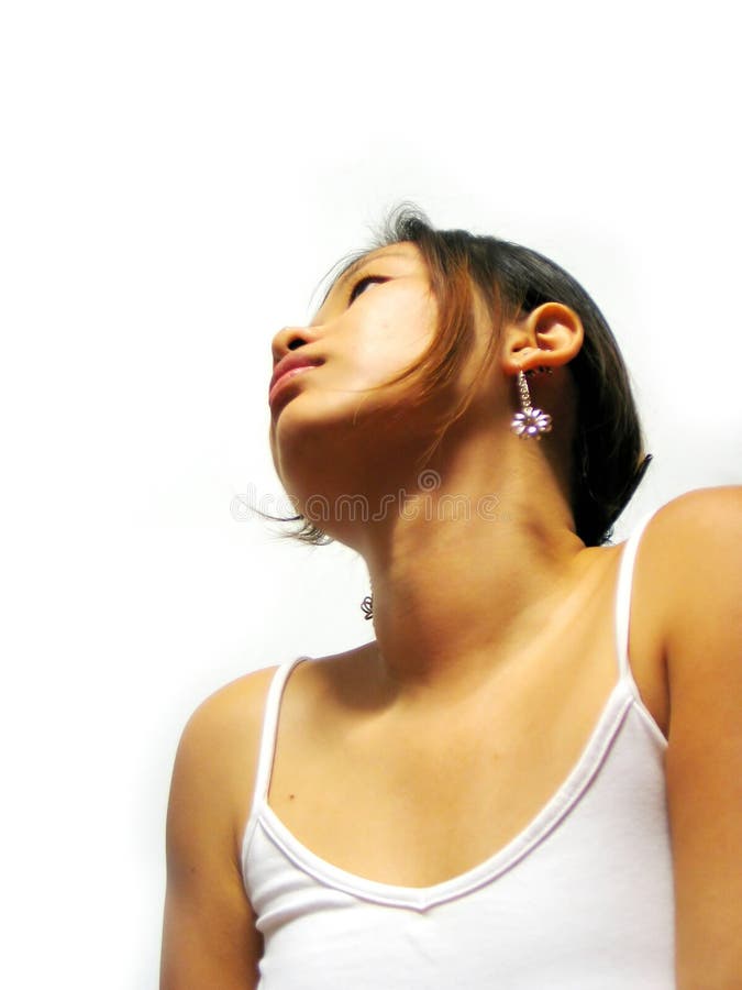 Deep in Thought stock image. Image of look, woman, expression - 78857