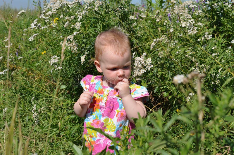 Deep in thought stock image. Image of emotion, childhood - 57416983