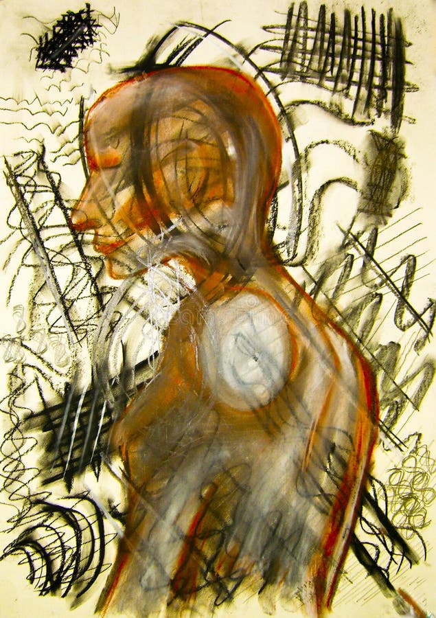 Deep Thought Drawing Expressing Emotion Stock Illustrations – 8 Deep ...