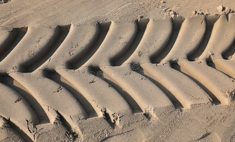 Deep Tractor Tire Track in a Field Stock Photo - Image of furrow, mark ...