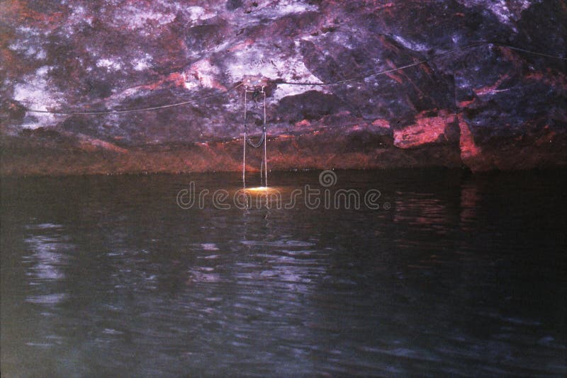 River Stream inside cave stock photo. Image of adventure - 188227528