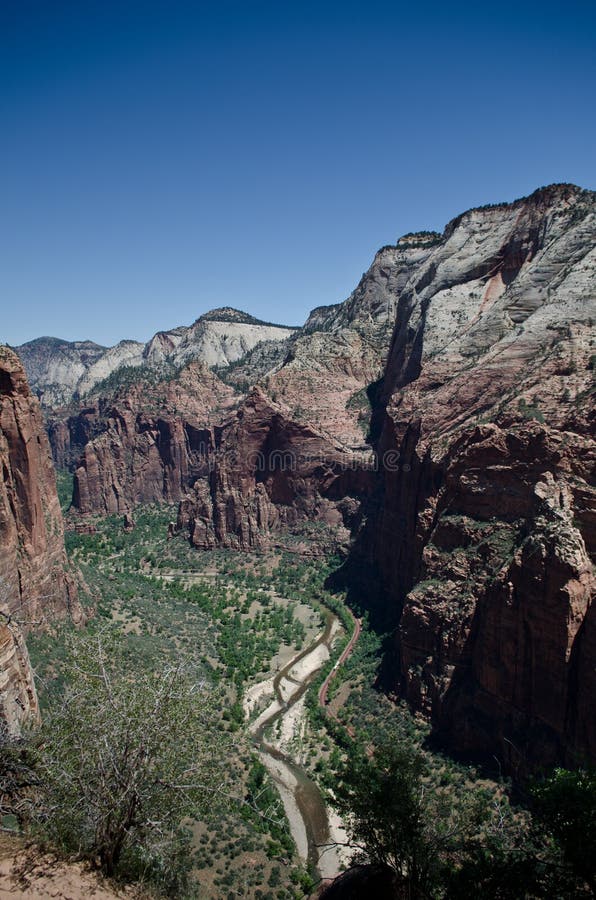 Deep valley stock photo. Image of tree, earth, mountains - 25243476