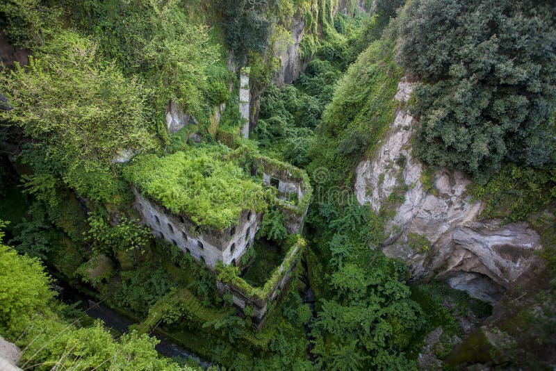 Valley of the Mills, Abandoned Mills Amidst Undergrowth at the Foot of ...