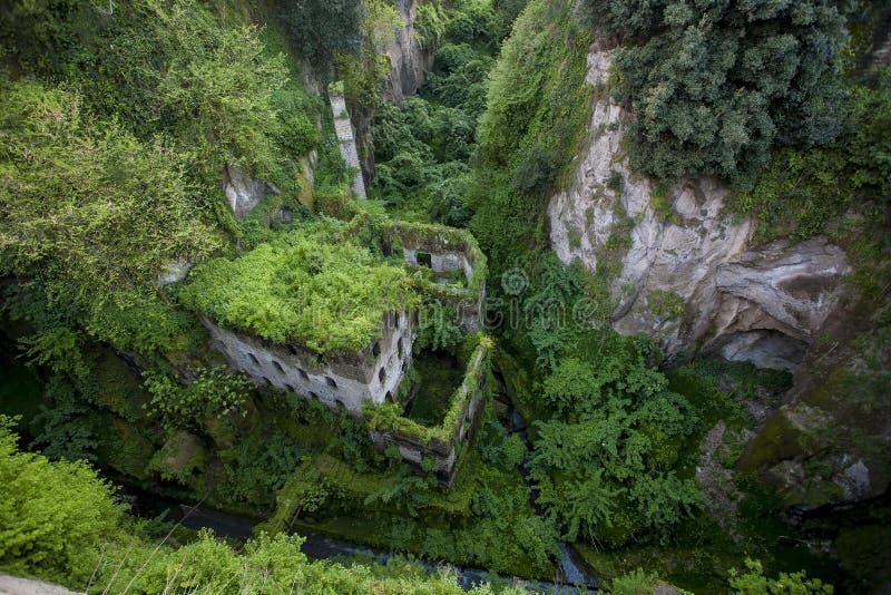 A Deep Valley between High Mountains Stock Image - Image of national ...