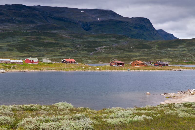 Deep valley in Norway stock image. Image of agriculture - 80008289