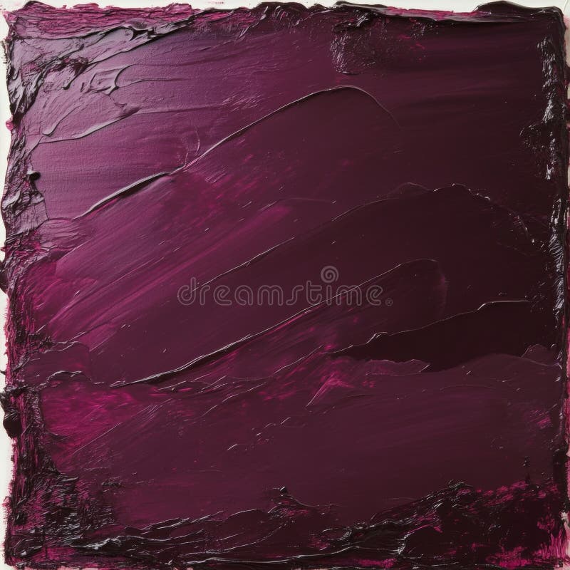 Deep Violet Textured Abstract Painting with Bold Brushstrokes Stock ...