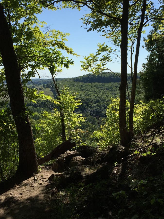 Deep woods cliff stock image. Image of cliff, woods, deep - 76758219