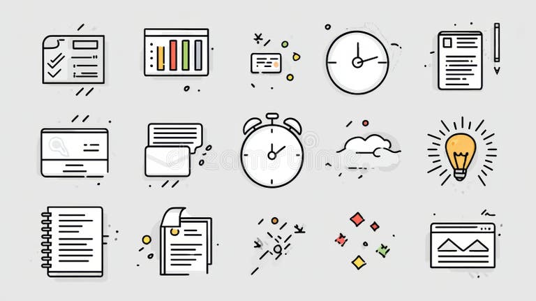 Deep Work Routine Infographic Showcasing Essential Tools for ...