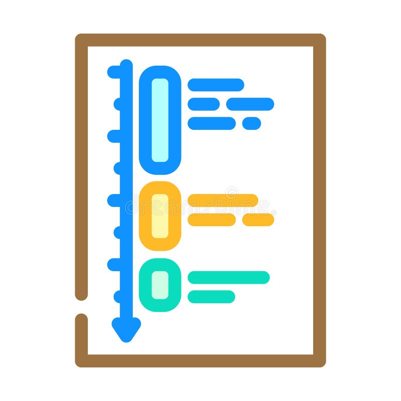 Deep Work Time Management Color Icon Vector Illustration Stock Vector ...