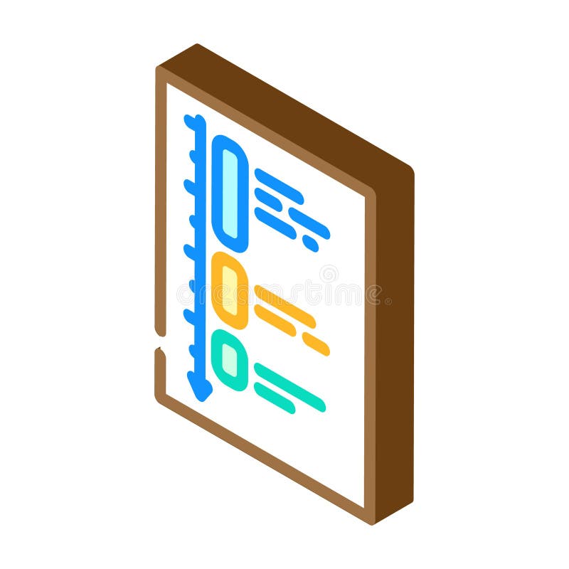 Deep Work Time Management Isometric Icon Vector Illustration Stock ...
