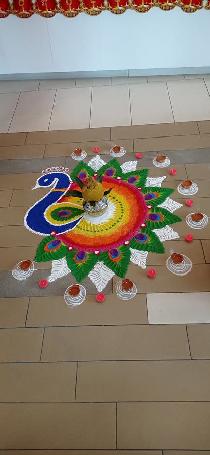 Deepavali Decoration Indian Traditional Stock Image - Image of ...
