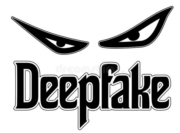 Deepfake Evil Eyes Concept Vector Stock Vector - Illustration of ...
