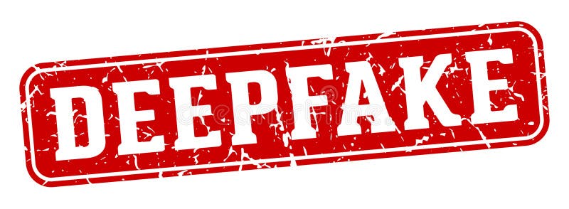 Deepfake Rectangular Sign. Deepfake Stamp Stock Vector - Illustration ...