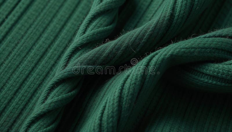 Deepforest Green Cable Knit Texture Stock Illustration - Illustration ...